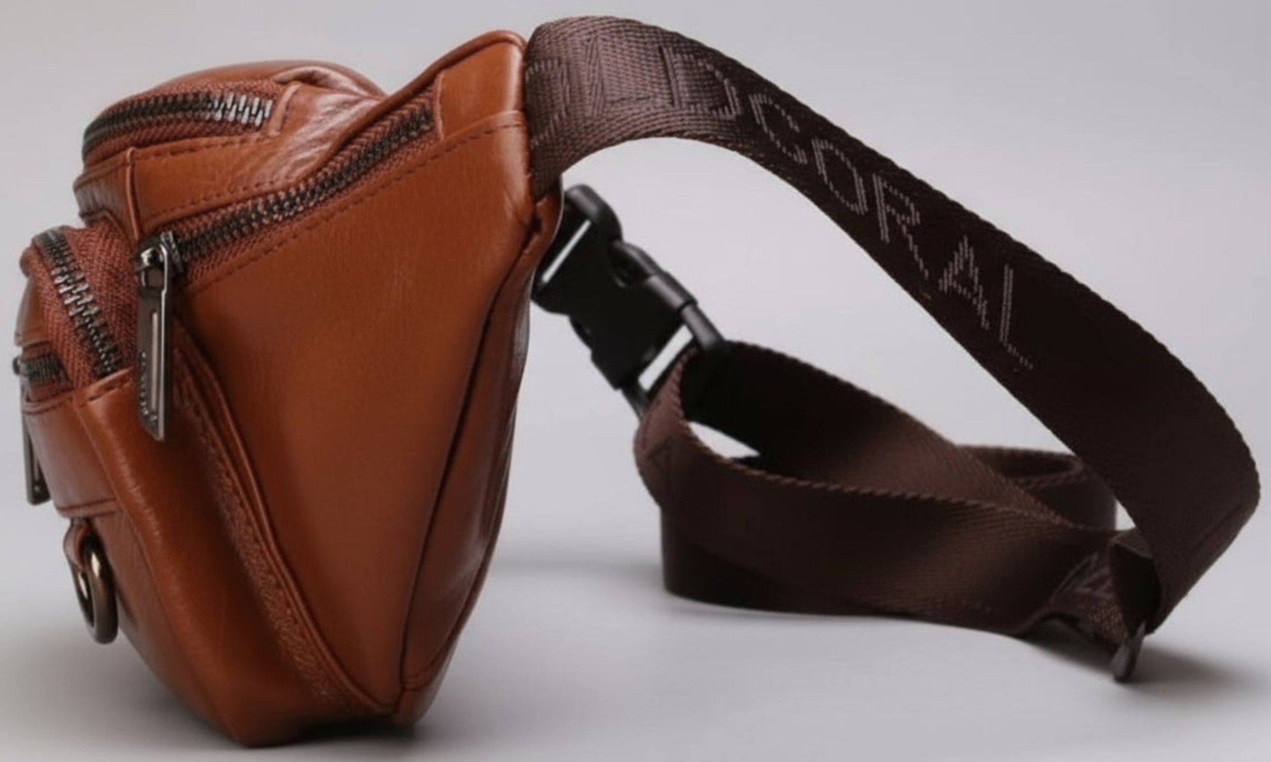 Genuine Leather Waist Chest Pouch Cross Body Bag Hip Bum Belt Pack ...